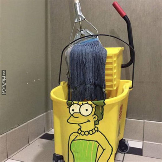 Simpsons Mop Bucket – Nice – MoPo Geek